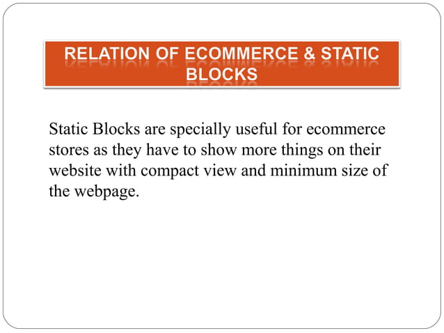 How to Create Static Blocks in PrestaShop | PPT