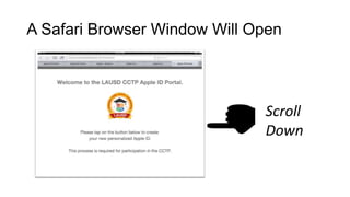 Creating Student Apple ID | PPTX