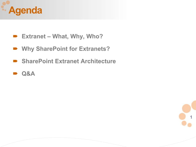 Creating Successful Extranets on SharePoint | PPT