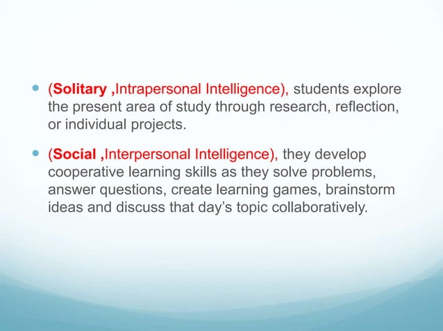 Creating Supportive Learning Environment