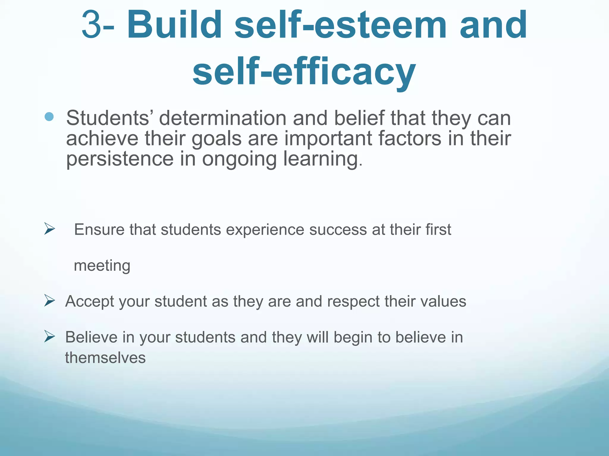 Creating supportive learning environment. | PPTX