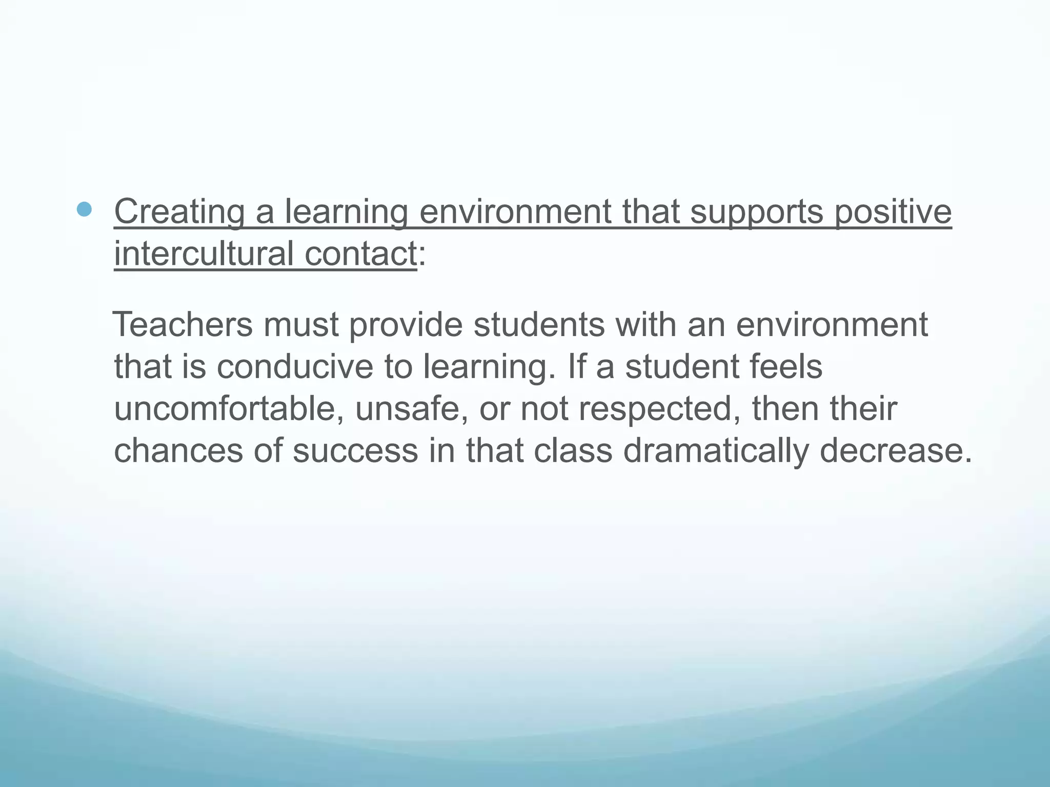Creating supportive learning environment ppt | PPTX