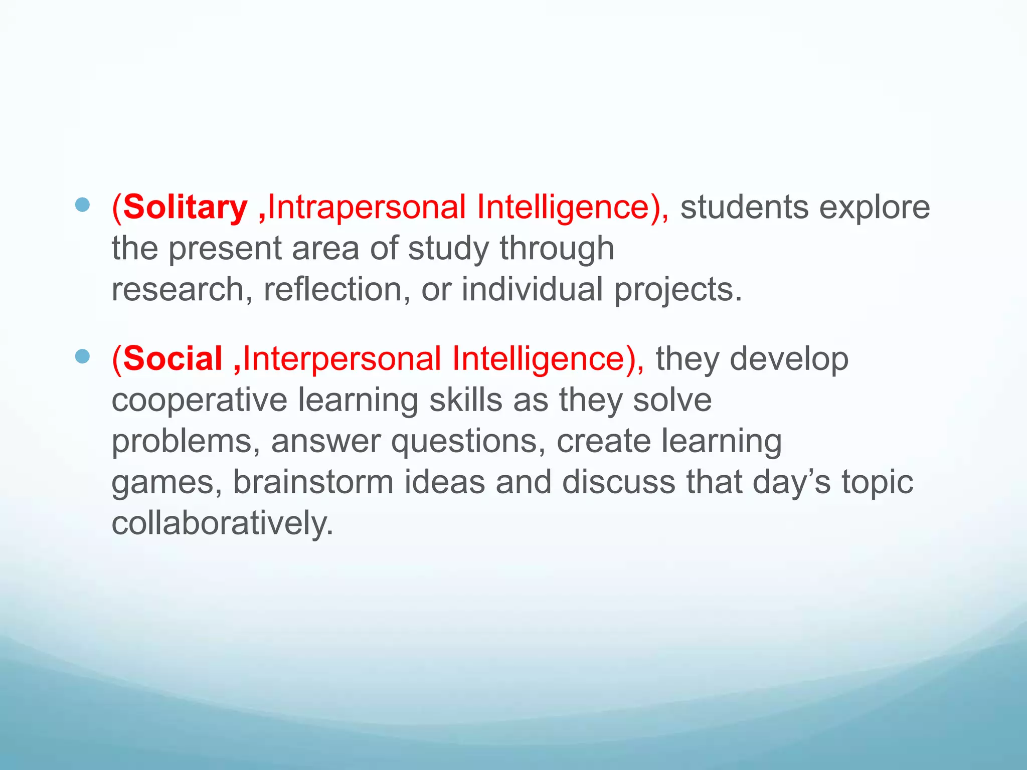 Creating supportive learning environment ppt | PPTX