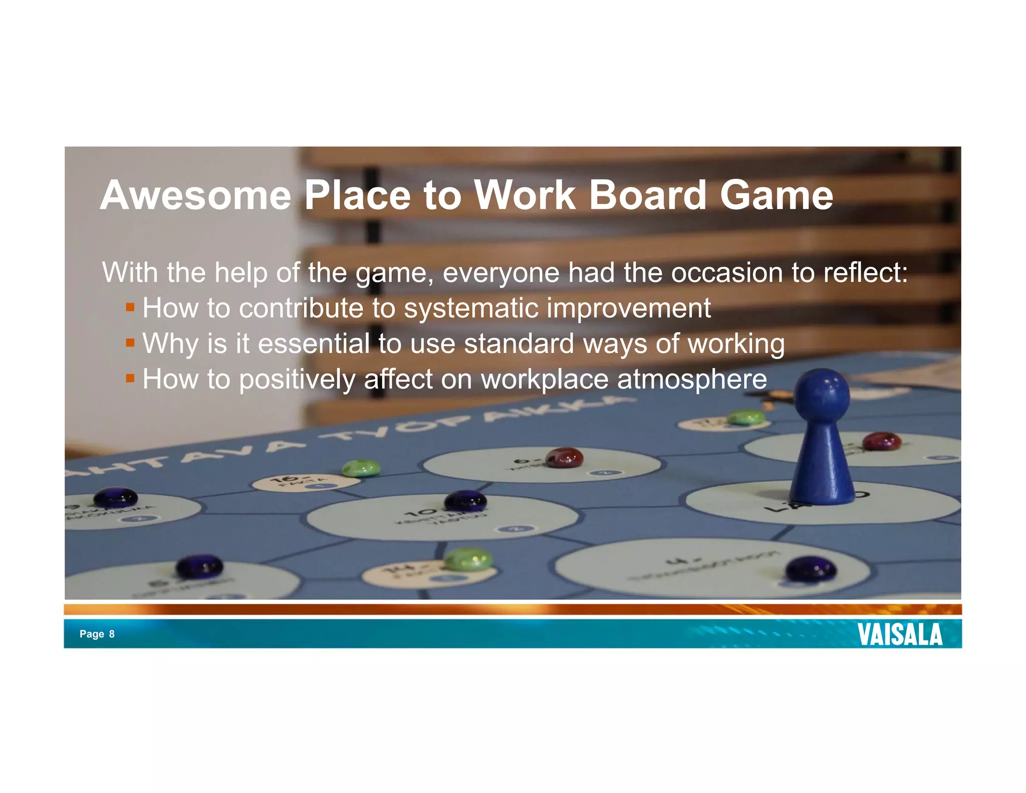 Creating systematic improvement culture - Case Vaisala | PPT