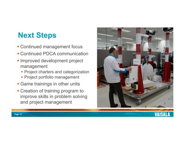 Creating systematic improvement culture - Case Vaisala | PPT