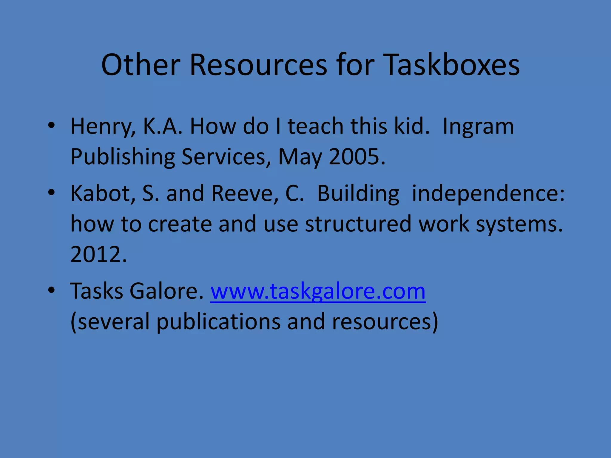 Creating systems for success in a early childhood special education ...