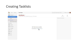 Creating tasklist | PPT