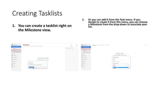 Creating tasklist | PPT | Free Download