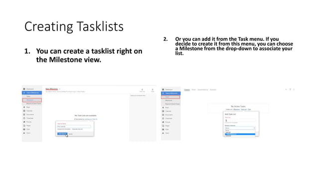 Creating tasklist | PPT