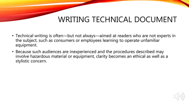 Creating technical document | PPTX