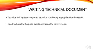 Creating technical document | PPTX