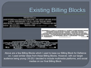 Creating the billing block | PPTX