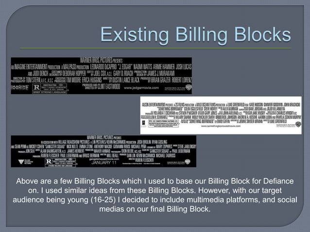 Creating the billing block | PPT