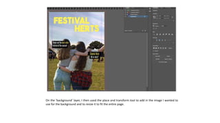 creating the front cover | PPT