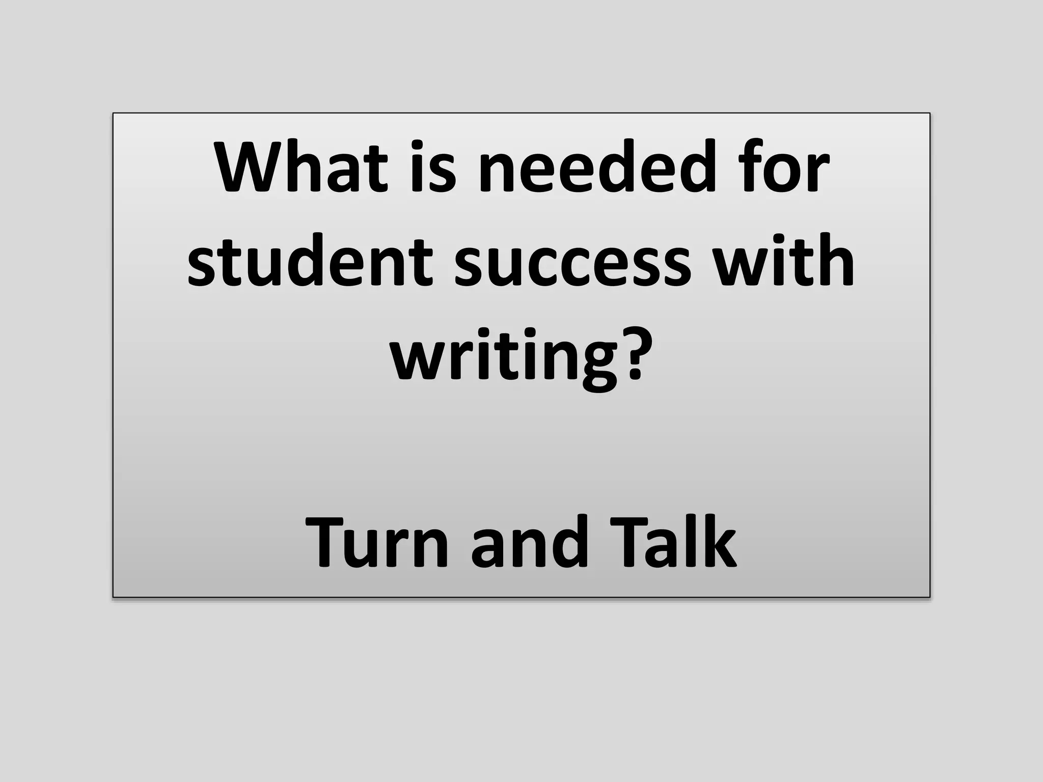 Creating the link between reading and writing | PPT