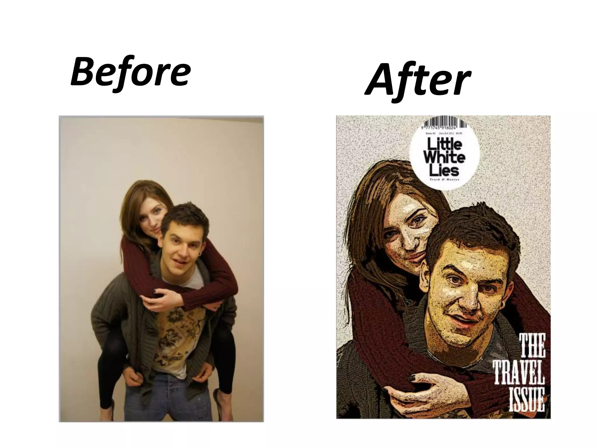 Creating the magazine cover | PPTX