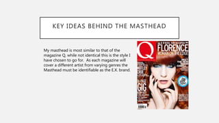 Creating the masthead | PPT