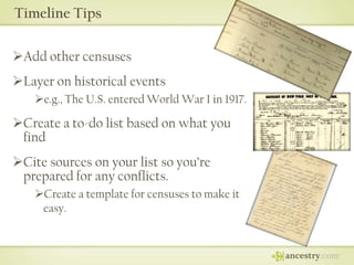 Creating timelines deck | PPT