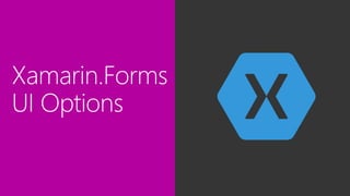 Creating Xamarin.Forms UIs is C# | PPT