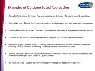 Creating unexpected value through outcome based procurement webinar, 4 ...