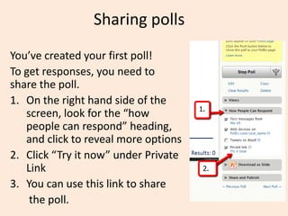 Creating & using qr codes and polls for | PPTX