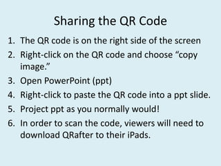 Creating & using qr codes and polls for | PPTX