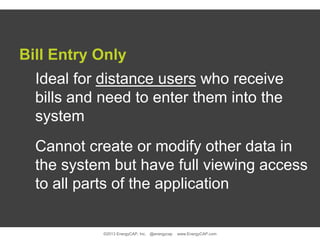 Creating and Using User Roles and Permissions in EnergyCAP | PPTX