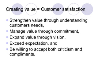 Creating Value | PPT