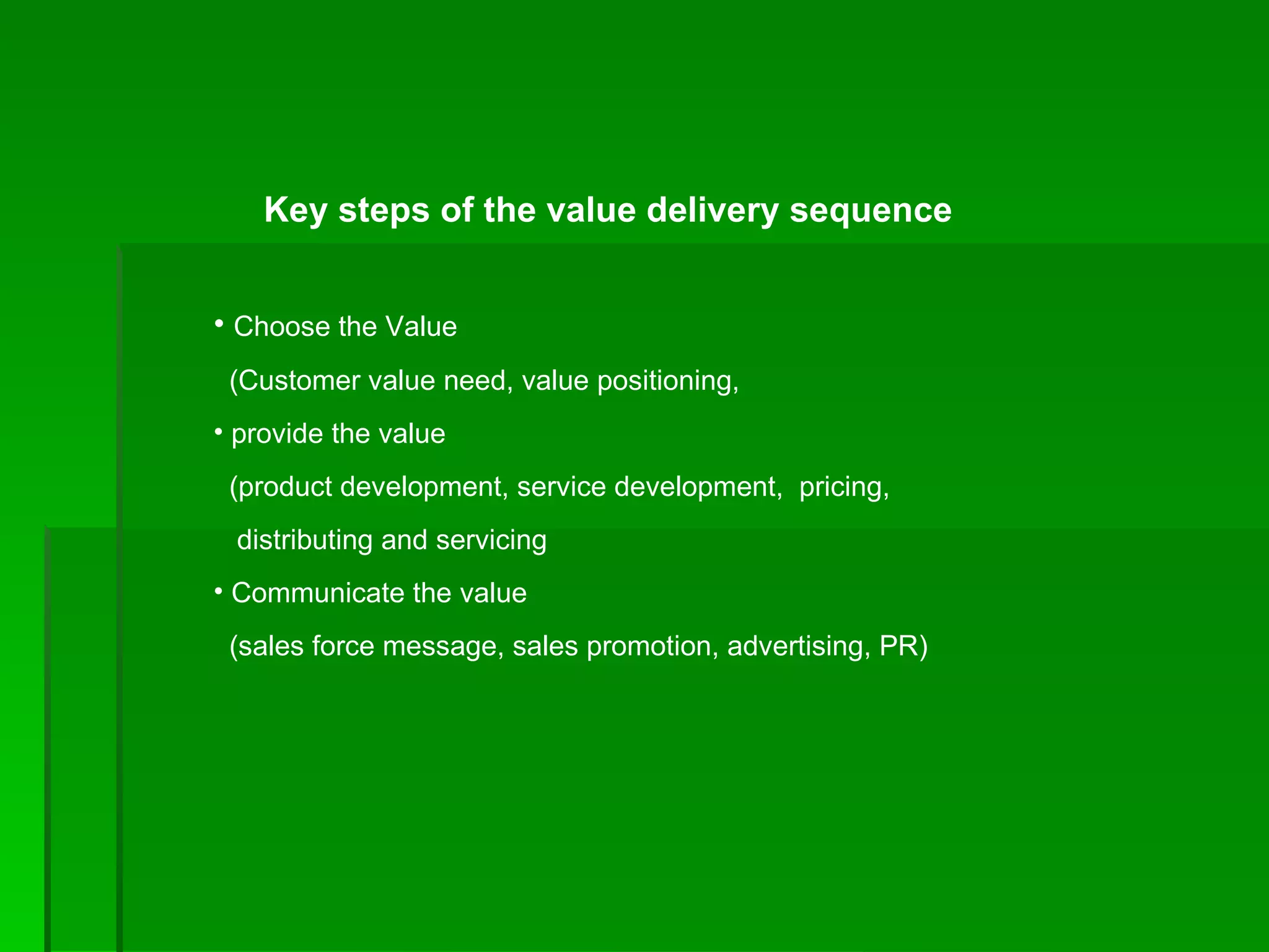 Creating value for customers | PPT