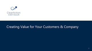 Creating Value for Your Customers and Company | PPTX