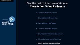 Creating Value for Your Customers and Company | PPTX