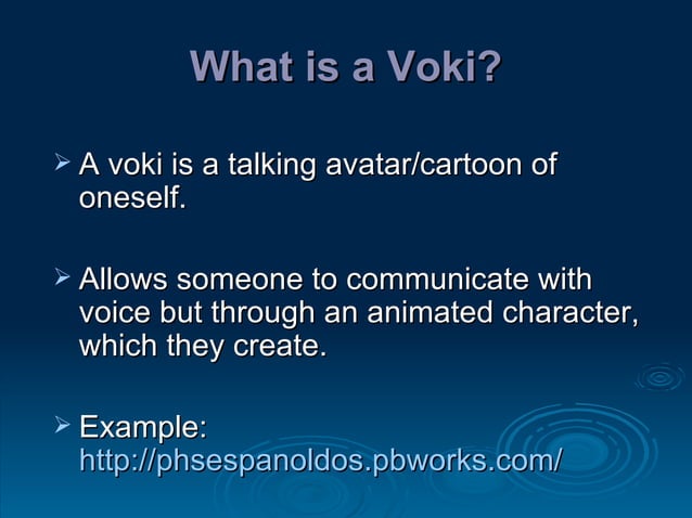 Creating Voki Avatars with Cell Phones | PPT