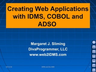 Creating Web Applications with IDMS, COBOL and ADSO | PPT