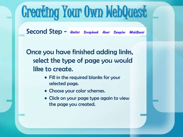 Creating Webquests | PPT