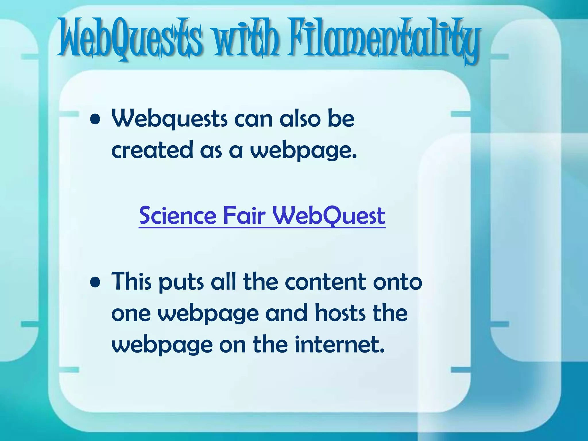 Creating Webquests | PPT