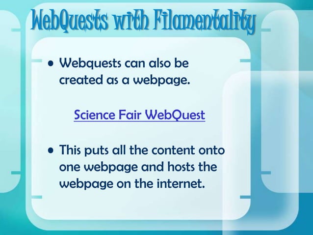 Creating Webquests | PPT