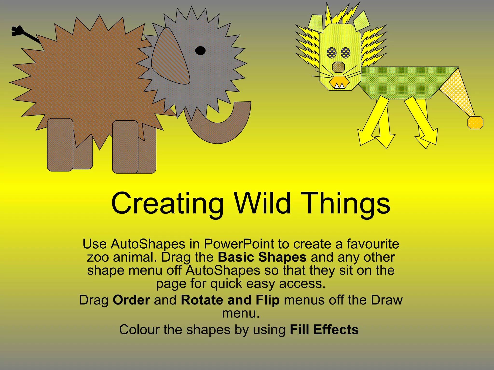 Creating Wild Things | PPT