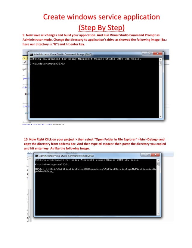 How to create C# Windows Service Application | PDF | Computing | Technology & Computing