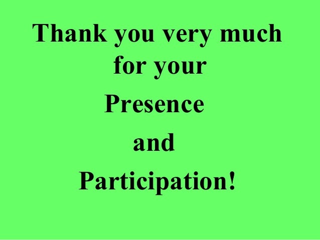 Thanks For Participation Quotes