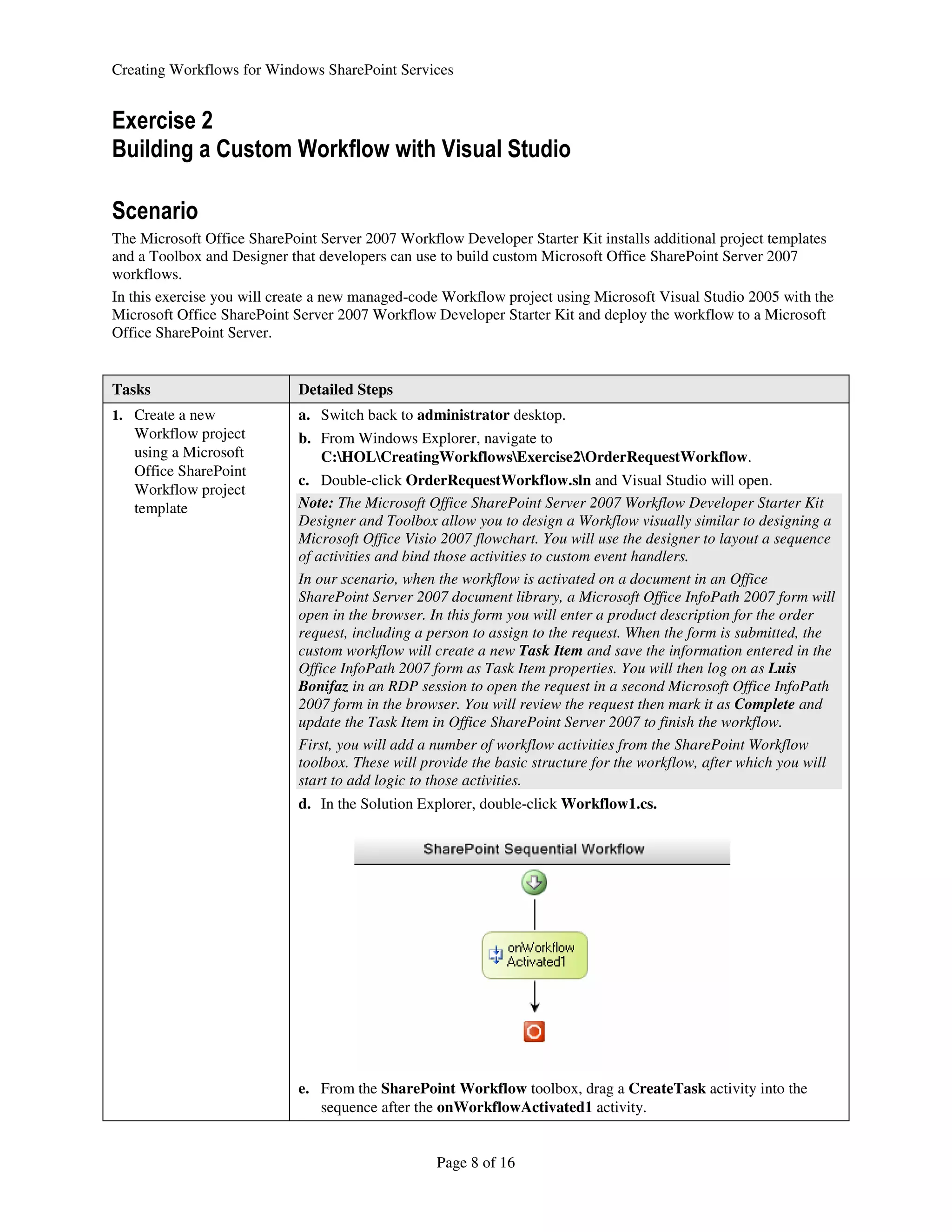 Creating Workflows Windows Share Point Services | PDF