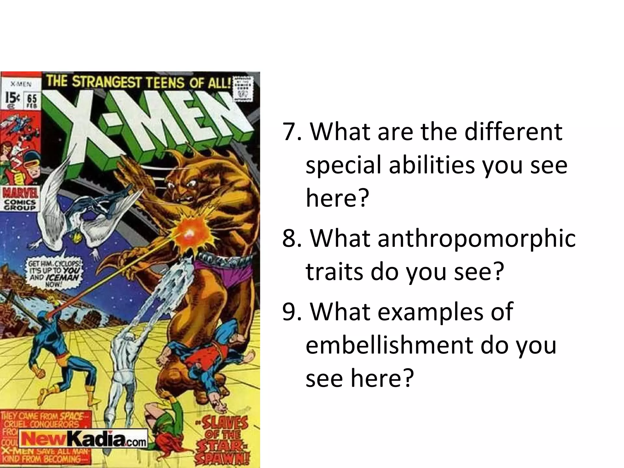 Creating your character | PPT | Comics and Graphic Novels | Books and ...