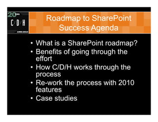Creating your Company's Roadmap to SharePoint Success | PDF