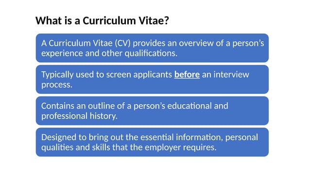 Short Presentation on Creating your CV.pptx