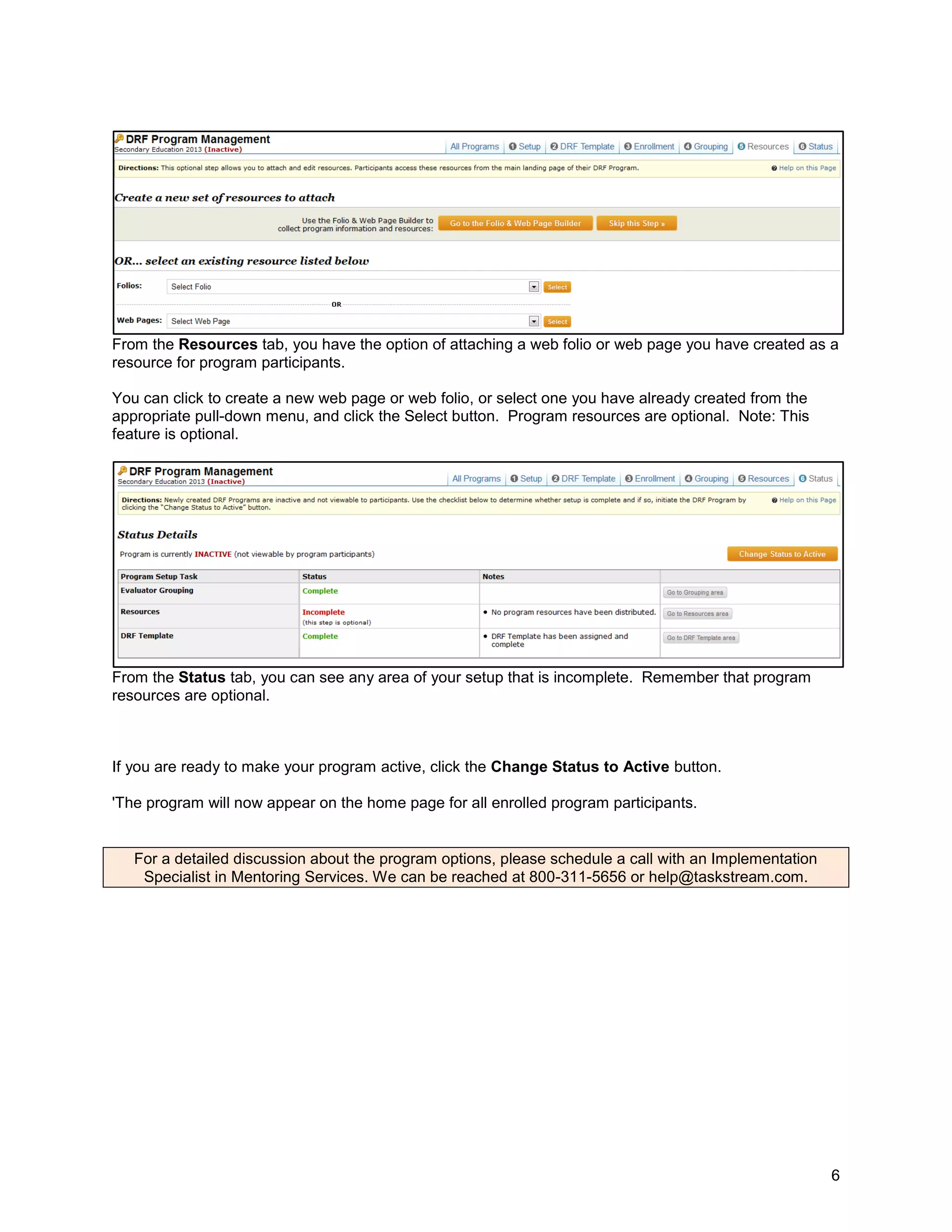 Creating your DRF program | PDF