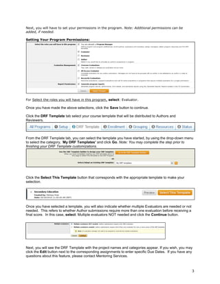 Creating your DRF program | PDF