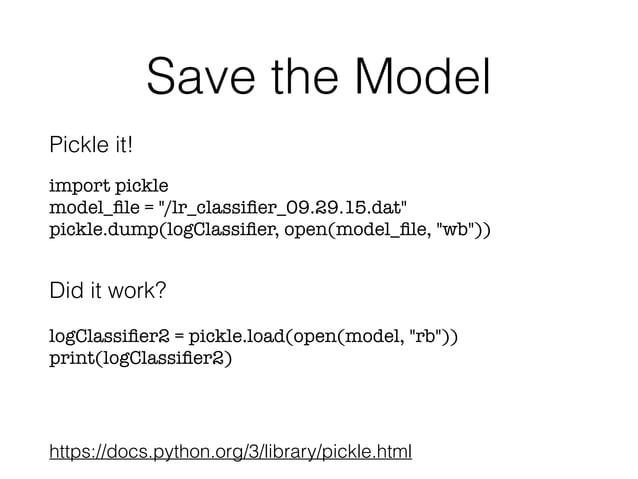 Creating Your First Predictive Model In Python | PPT