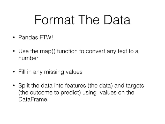 Creating Your First Predictive Model In Python | PPT