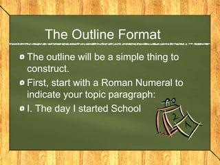 Creating your outline | PPTX