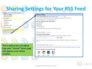 Creating Your Own Rss Eng 4800 Instructional Presentation Slideshare | PPT
