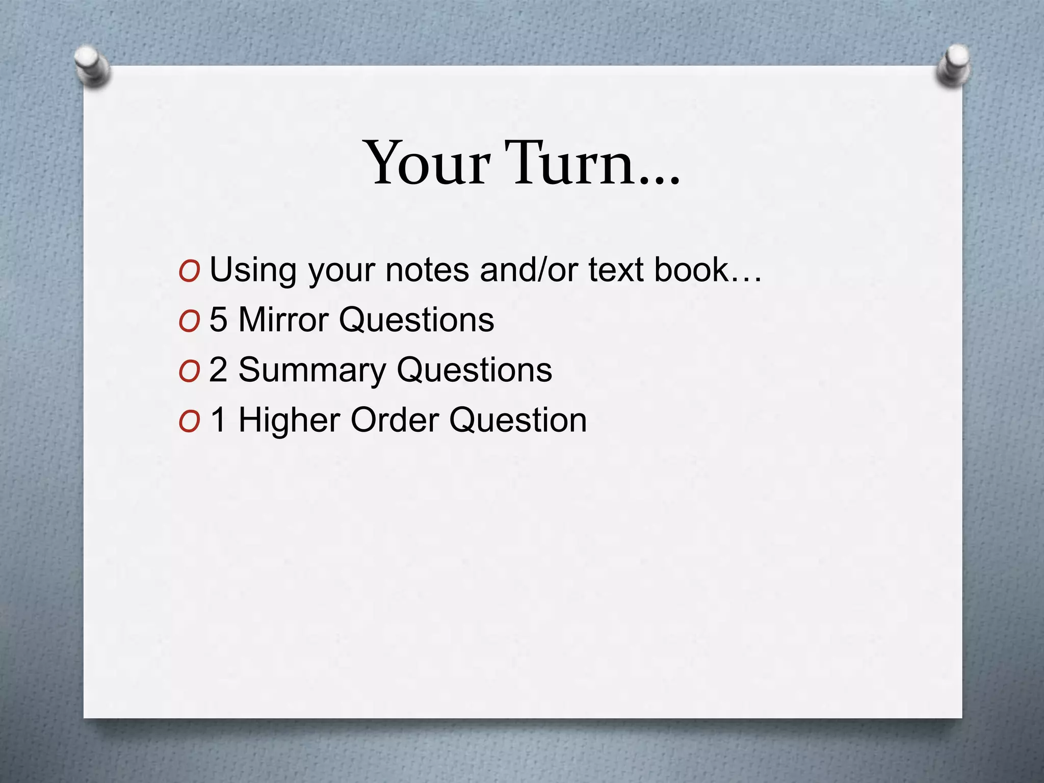 Creating your own study guide | PPT